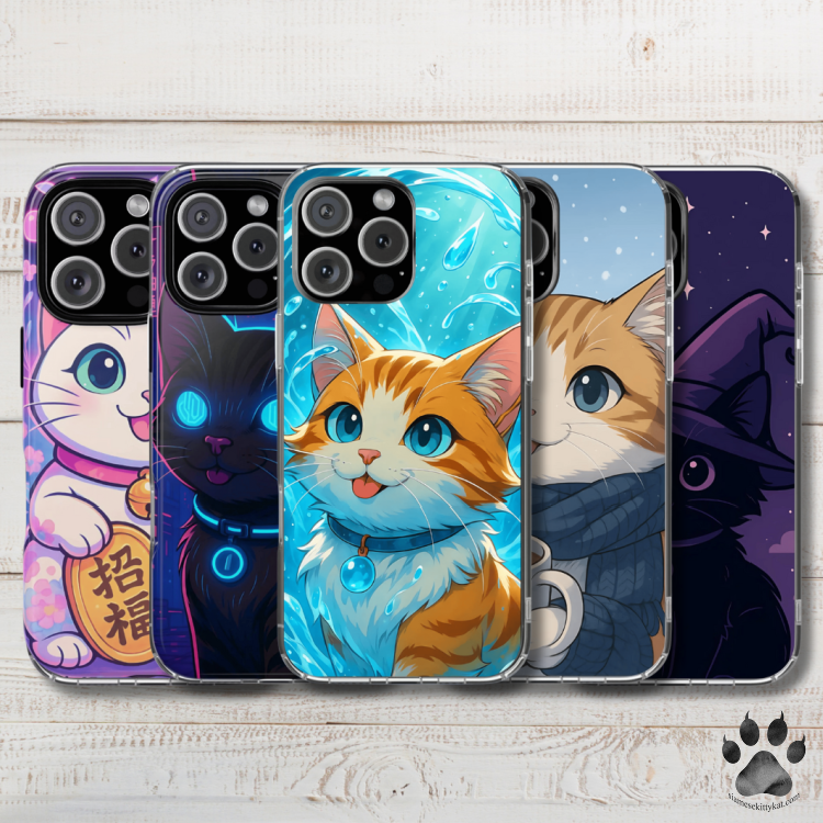 Adorable Cat Phone Cases for Siamese Lovers